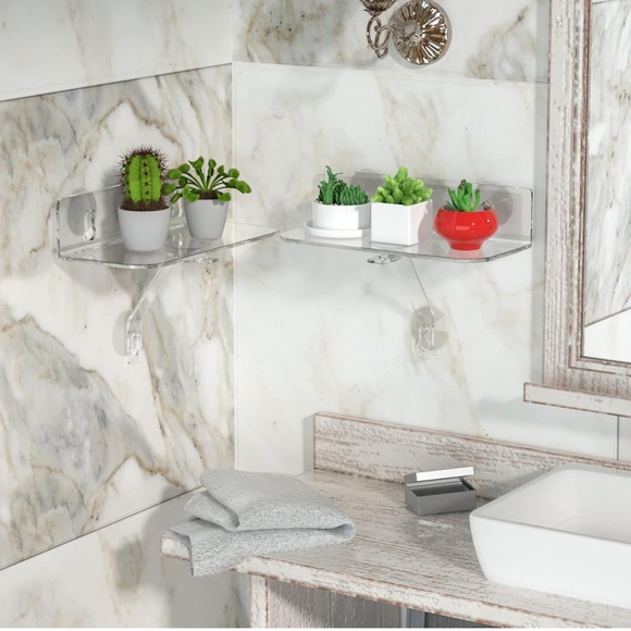 Storage & Organization | Clear Acrylic Windows Plant Shelves12 Inch ...